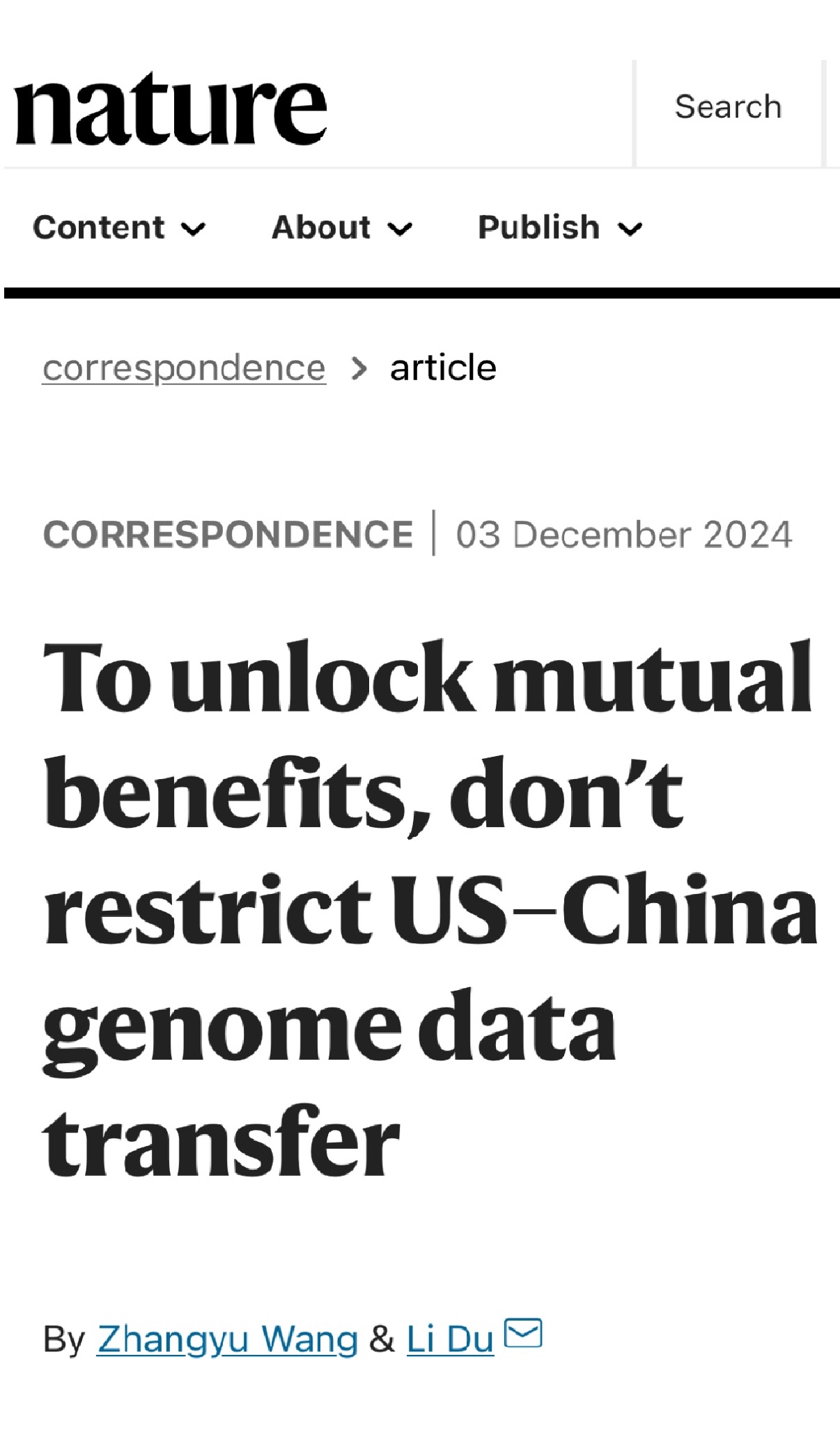 Prof. Du Li and his doctoral student Wang Zhangyu published a ...